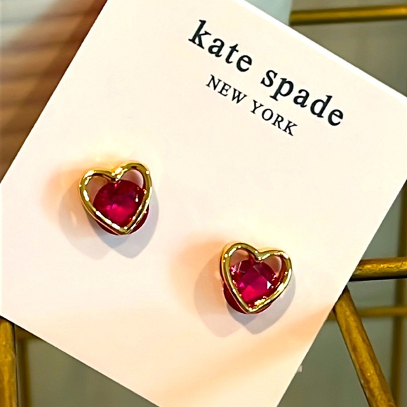 kate spade | Jewelry | New Kate Spade Heart Earrings | Poshmark